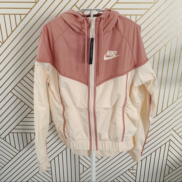 Nike | Jackets & Coats | Nike Pink Peach Windrunner Jacket | Poshmark